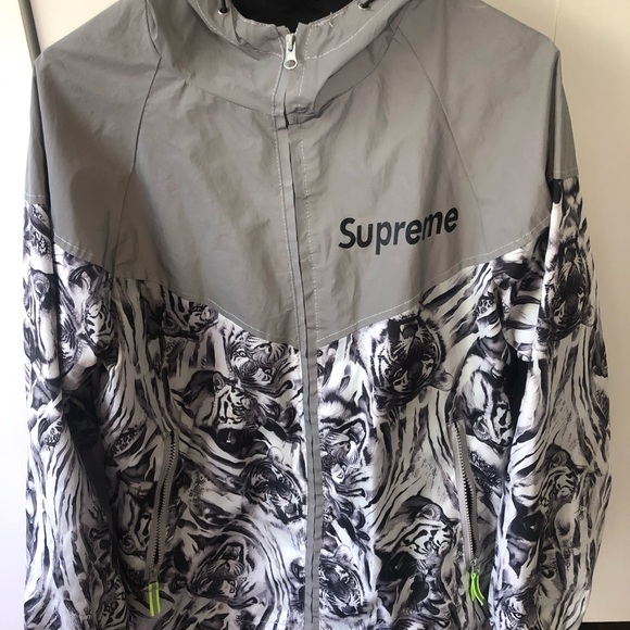 Supreme | Jackets & Coats | Vintage Supreme Tiger Reflective Jacket ...